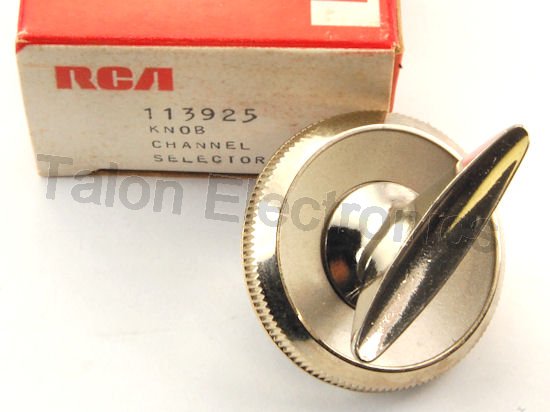 RCA 113925 RCA Channel Select Knob - 1965 Model Year B/W